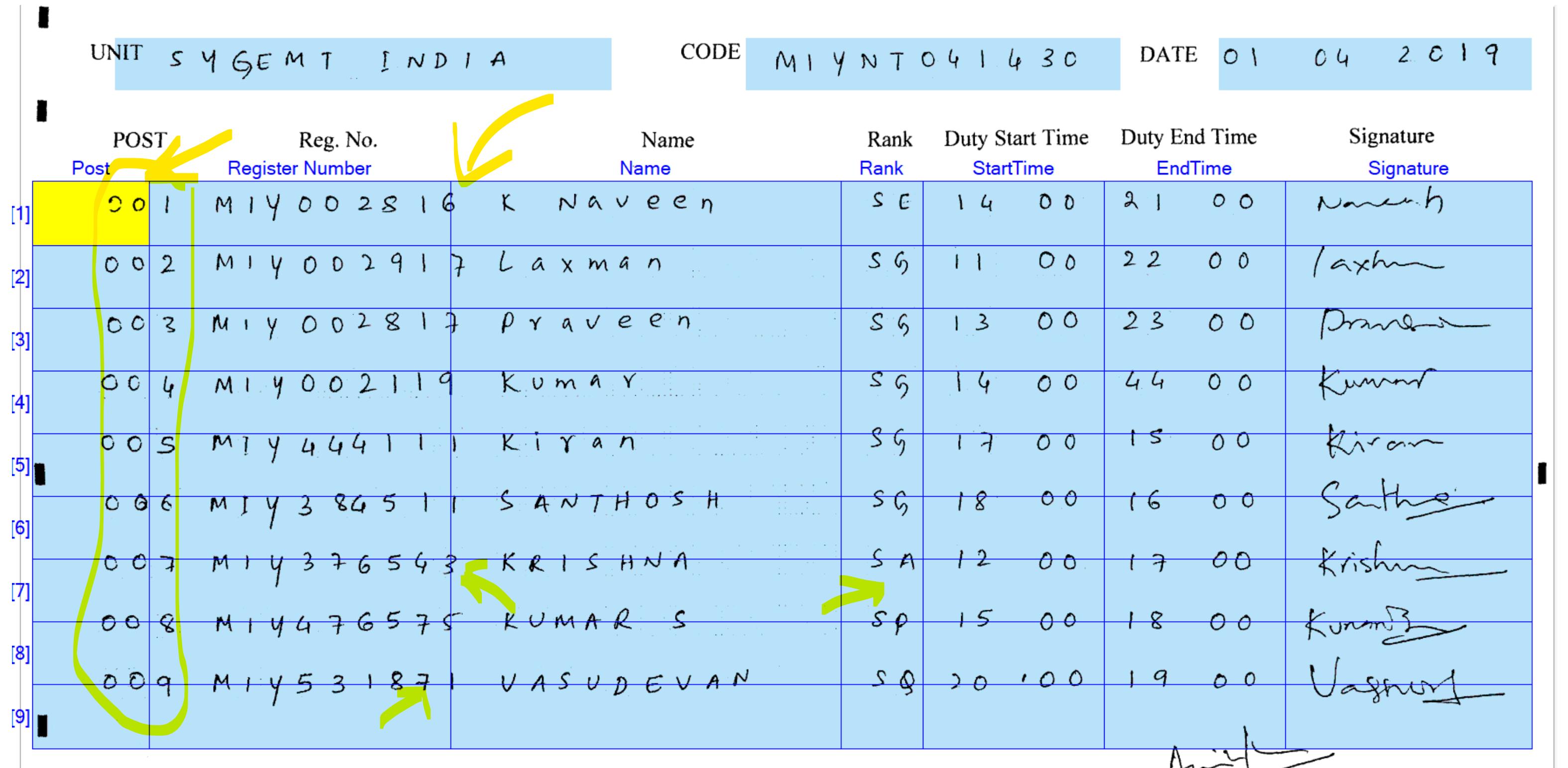 Fixed Form Rows And Columns Are Misaligned When The Picture Is Taken From A Phone Help Center