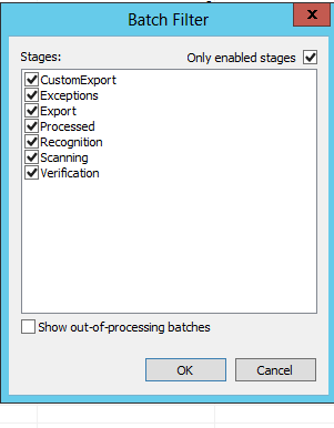 Viewing all the batches in project setup station. – Help Center