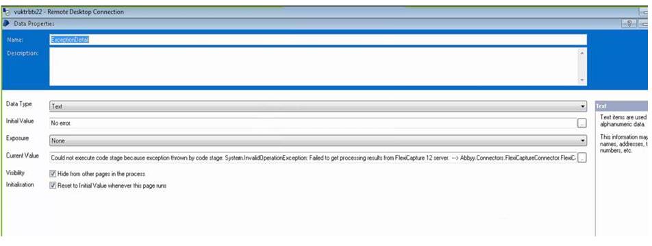 BluePrism/FlexiCapture VBO & Connector: Export issue – Help Center